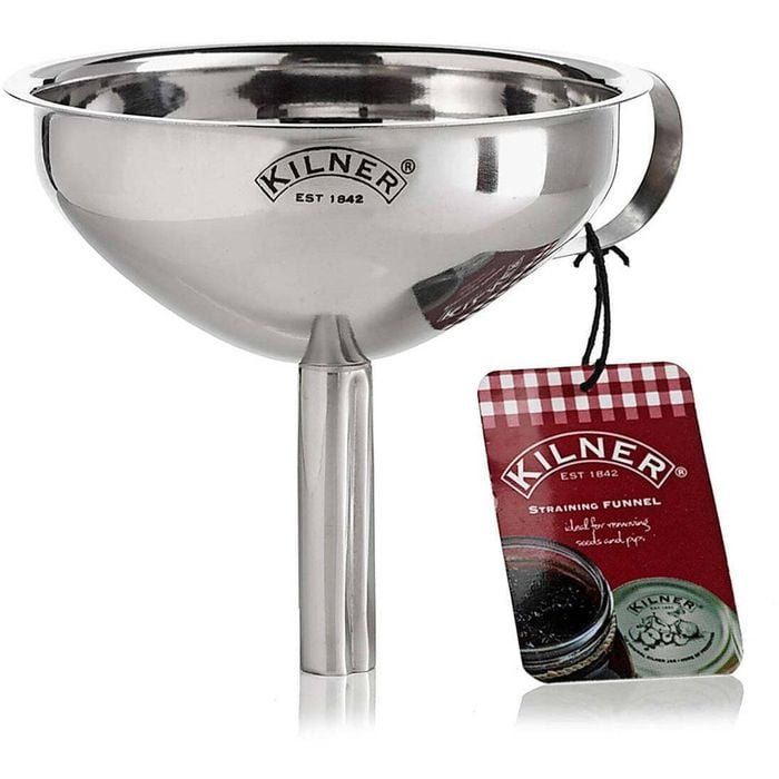 Kilner Stainless Steel Straining Funnel Kitchen/Cooking Utensil w ...