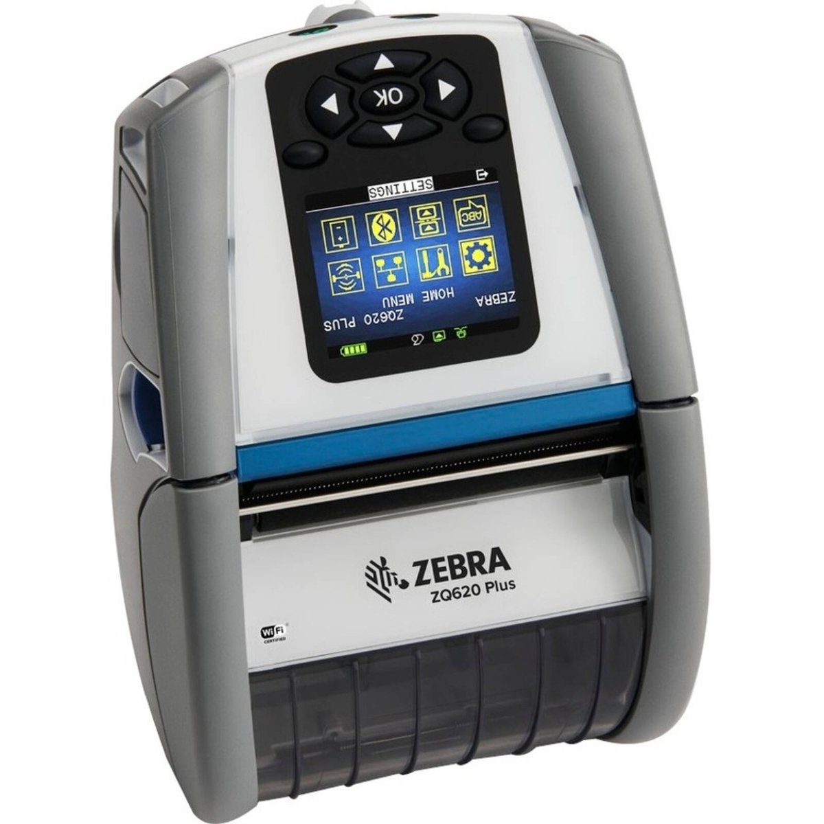 Zebra ZQ620 Plus-HC Desktop, Industrial, Mobile Direct Thermal Printer - Monochrome - Label ...