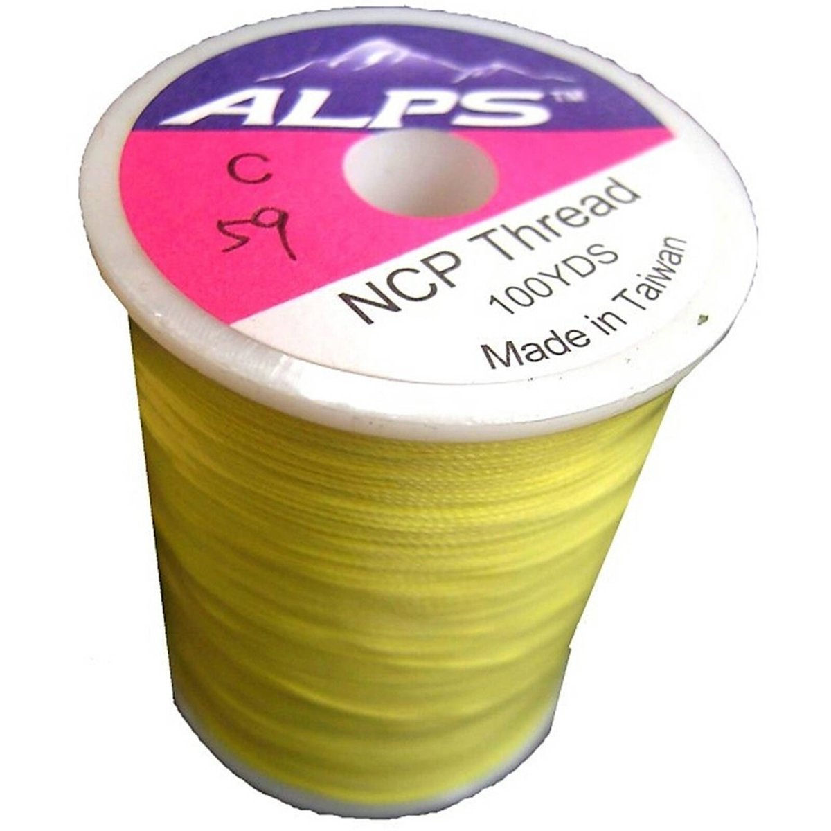 Alps 100yds of Yellow Rod Wrapping Thread - Size A (0.15mm) Rod Binding ...