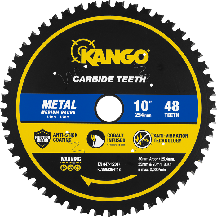 Kango 254mm 48T Metal Mitre Saw Blade - Bunnings Australia