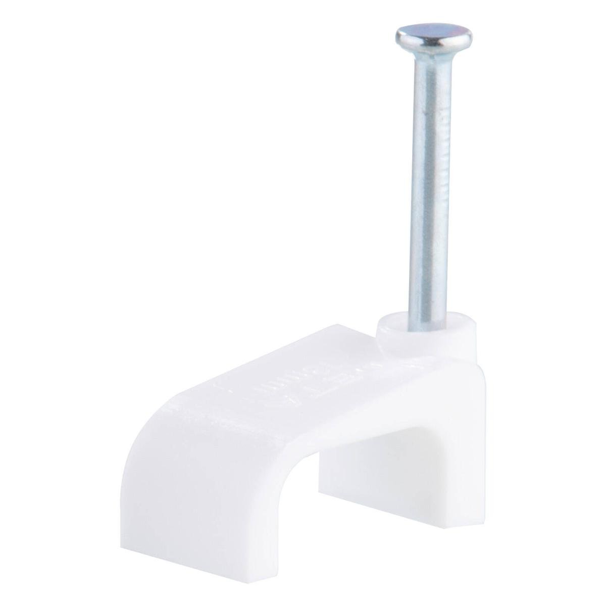 DETA 13mm White Flat Cable Clips - 100 Pack - Bunnings New Zealand