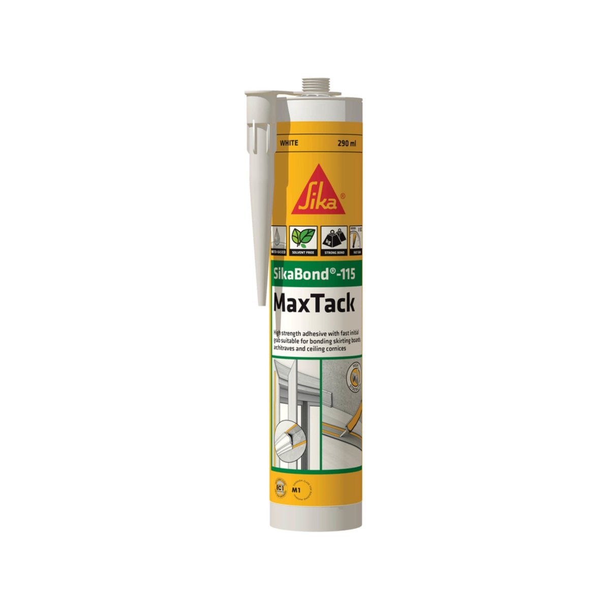 Sika 290ml SikaBond -115 MaxTack Construction Adhesive - Bunnings Australia