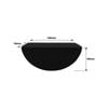 Adoored Black Halfmoon Cabinet Handle - Black - Bunnings Australia