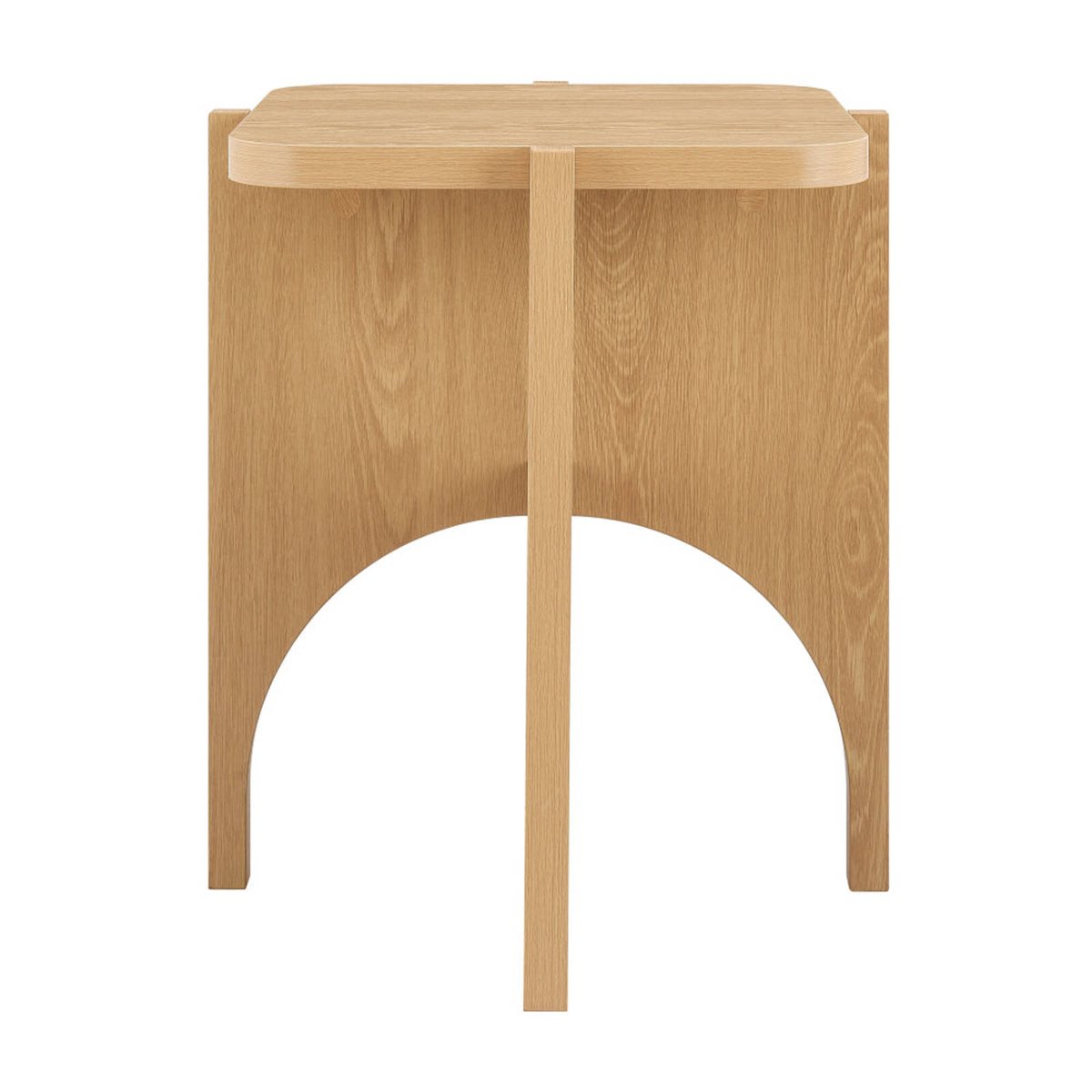 Design Square Aisling Wooden Round Side End Lamp Table Oak - Bunnings ...