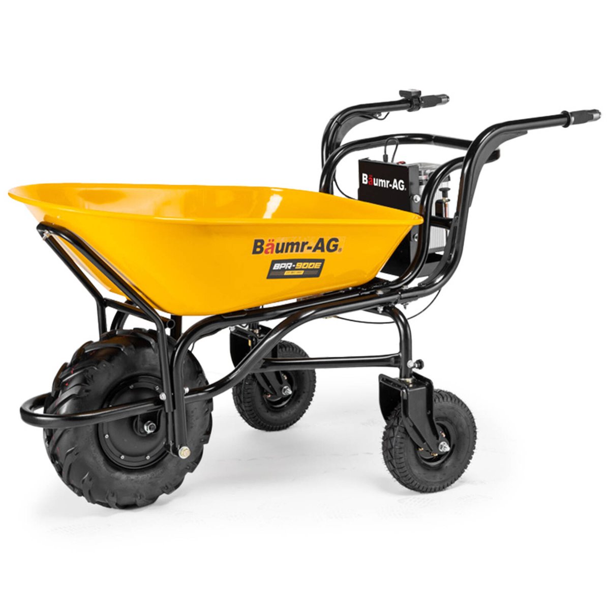Baumr-AG 40V Battery Powered Wheelbarrow Motorised Electric, 100L ...
