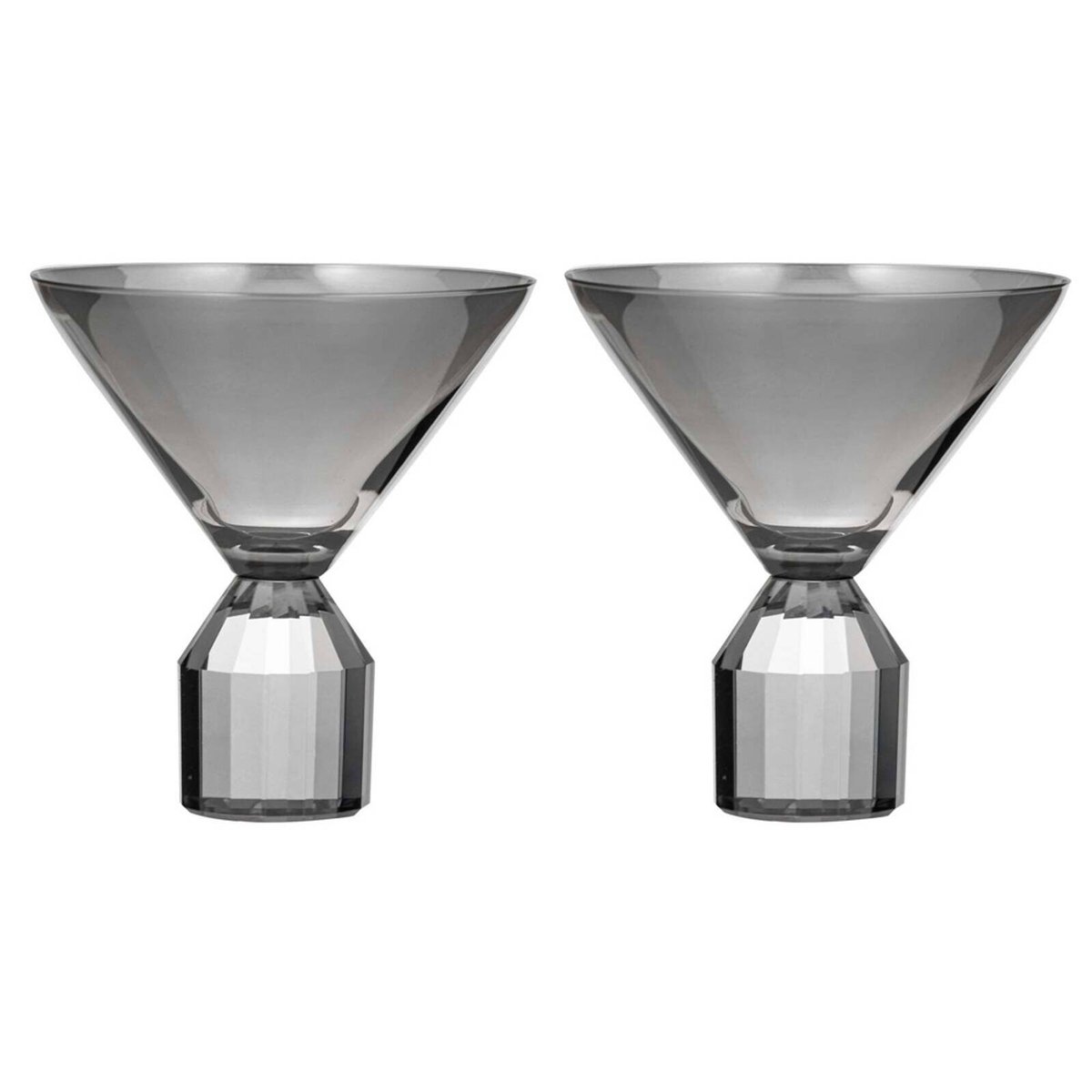 2PK Tempa Ava 265ml/12.5cm Crystal Martini Glass Drink/Glassware Set ...