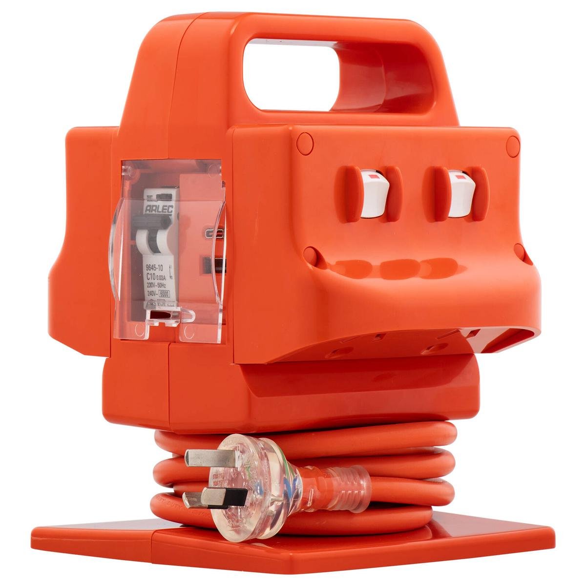 Arlec 10A 4 Outlet Heavy Duty Power Block with PD20W Fast Charging USB ...