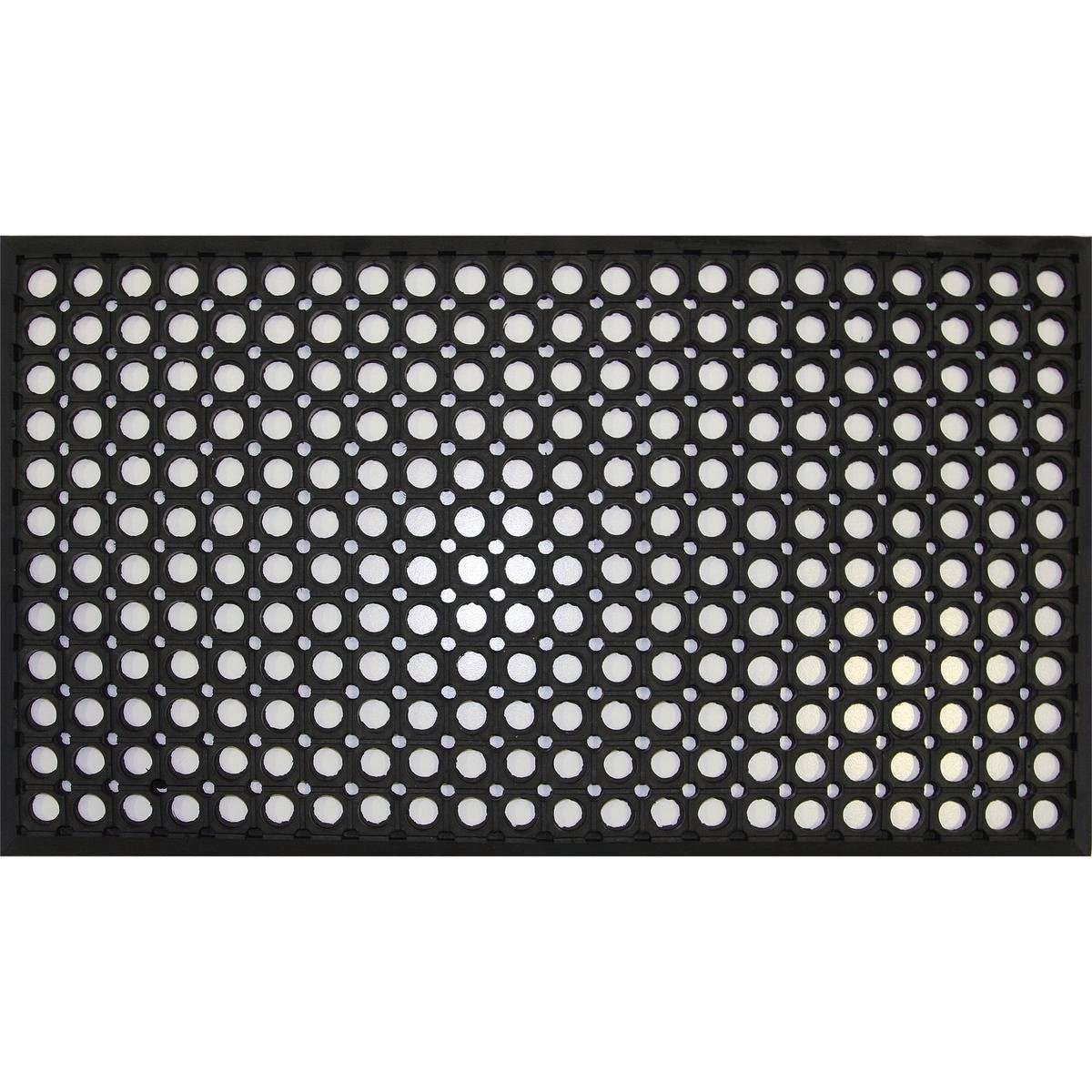 Bayliss 40 x 70cm Black Rubber Circle Mat - Bunnings Australia