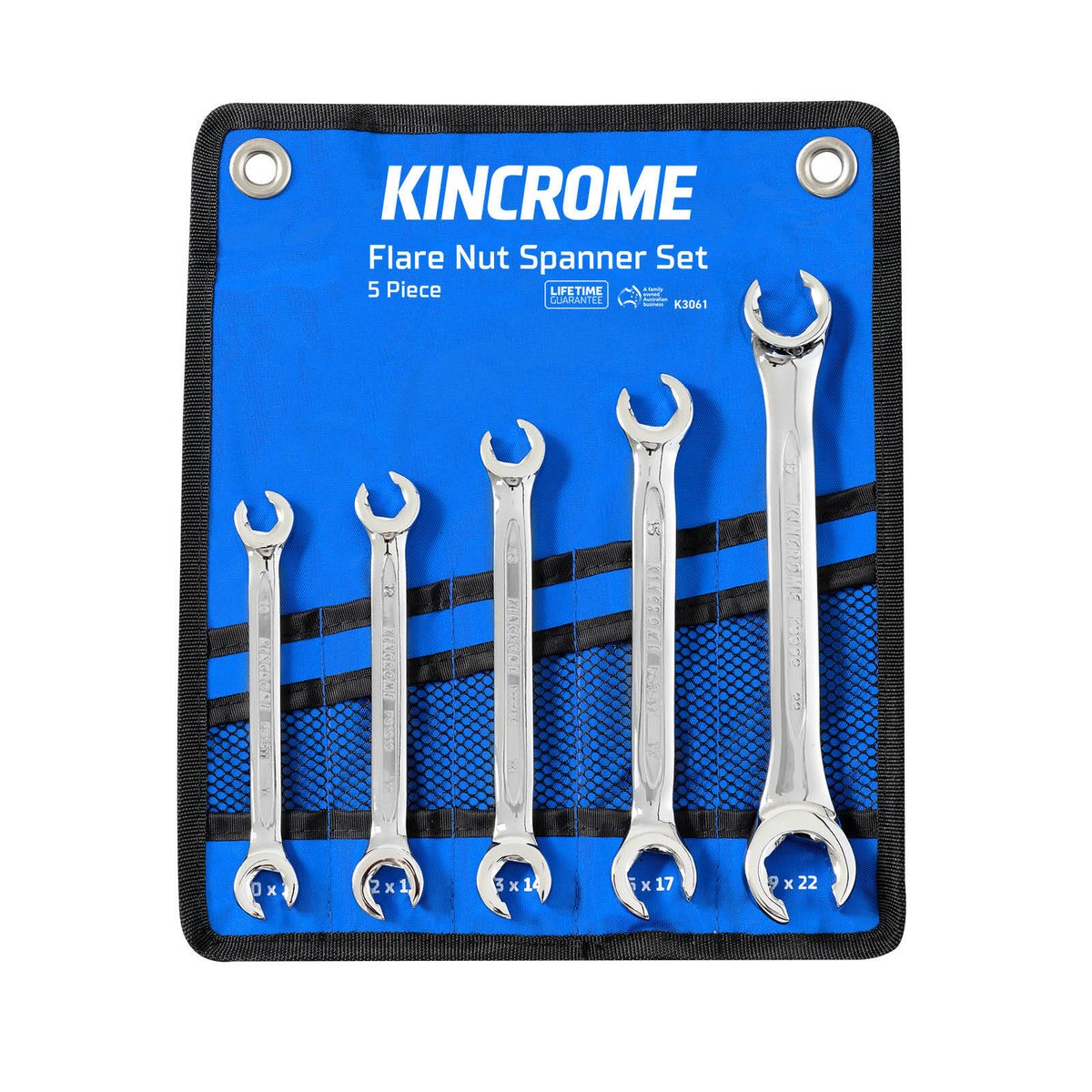 Kincrome 5 Piece Metric Flare Nut Spanner Set - Bunnings Australia