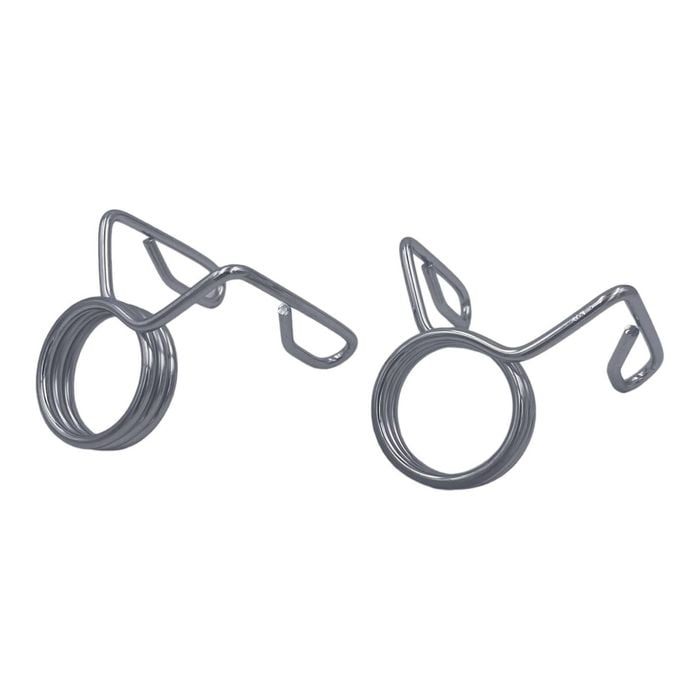 Olympic Barbell Spring Collars Pair 50mm - Bunnings Australia