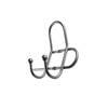 Adoored Satin Chrome Wire Hook Rail With 2 Hooks - Bunnings Australia