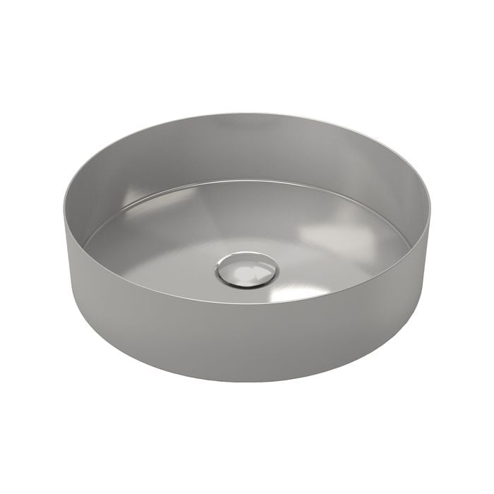 Cassien Opule 40cm Slim Round Above Counter Basin SB - Bunnings Australia