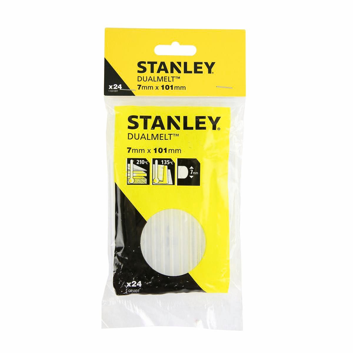 Stanley 7 x 100mm Dual Temp Glue Sticks - 24 Pack - Bunnings Australia