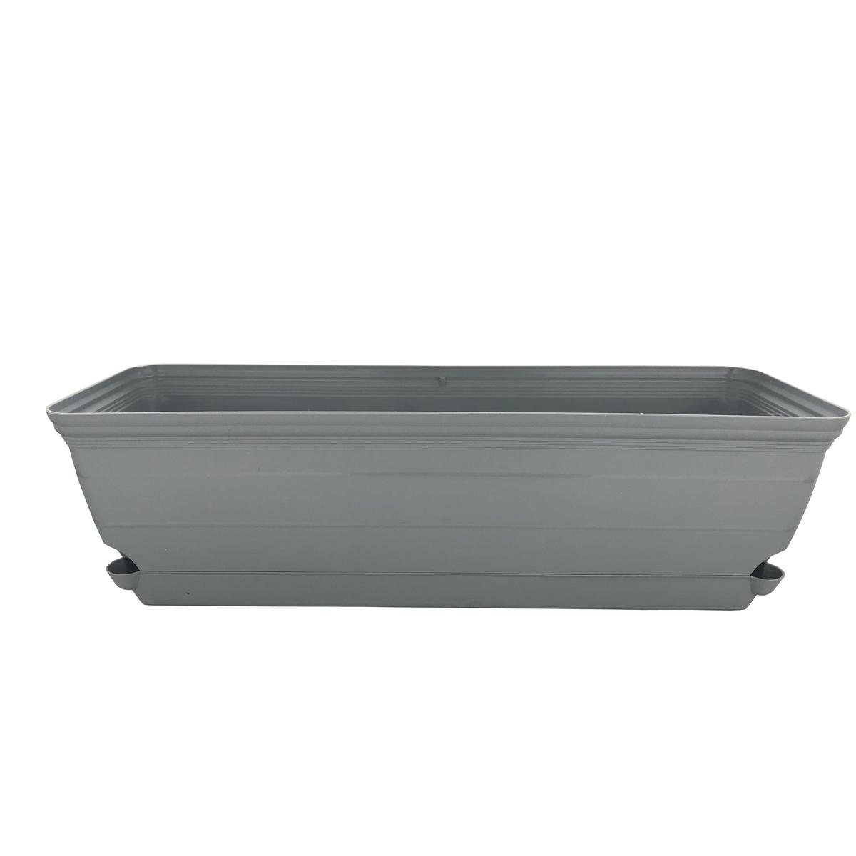 Eden 60cm Grey Roman Self Watering Trough Planter - Bunnings Australia