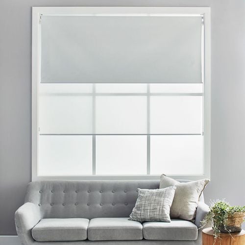 Smart Home Products White Eclipse Day/Night Roller Blind - 180 x 210cm - Bunnings New Zealand