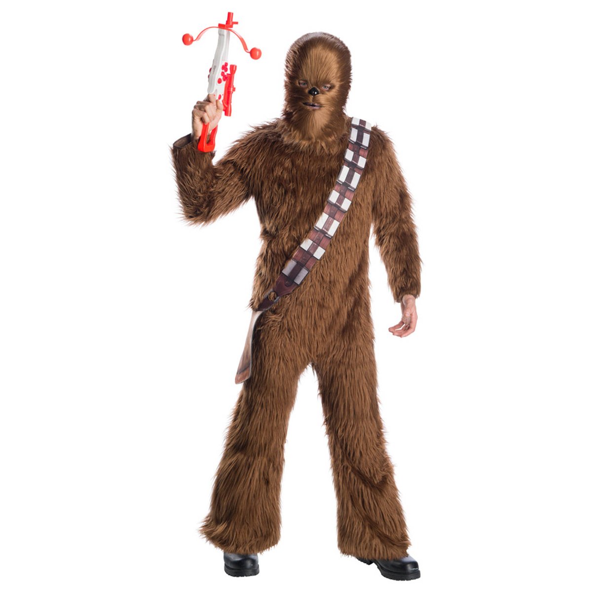 Star Wars XL Chewbacca Kids Deluxe Costume w/ Mask Halloween Dress Up ...