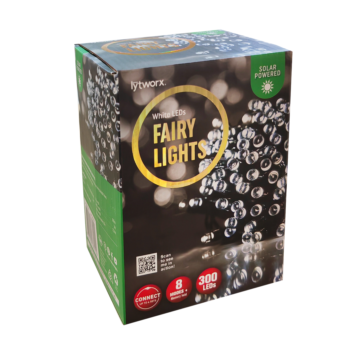 Lytworx White 300 LED Solar Connectable Fairy Lights - Bunnings New Zealand
