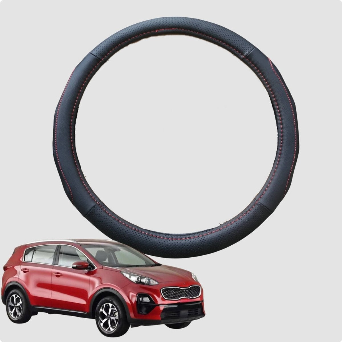 Steering Wheel Cover for Kia Sportage 2016-2021 (QL) 38CM | Circle ...