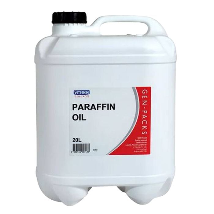 Vetsense Gen-Packs Paraffin Oil Horses Laxative Colic Supplement 20L ...