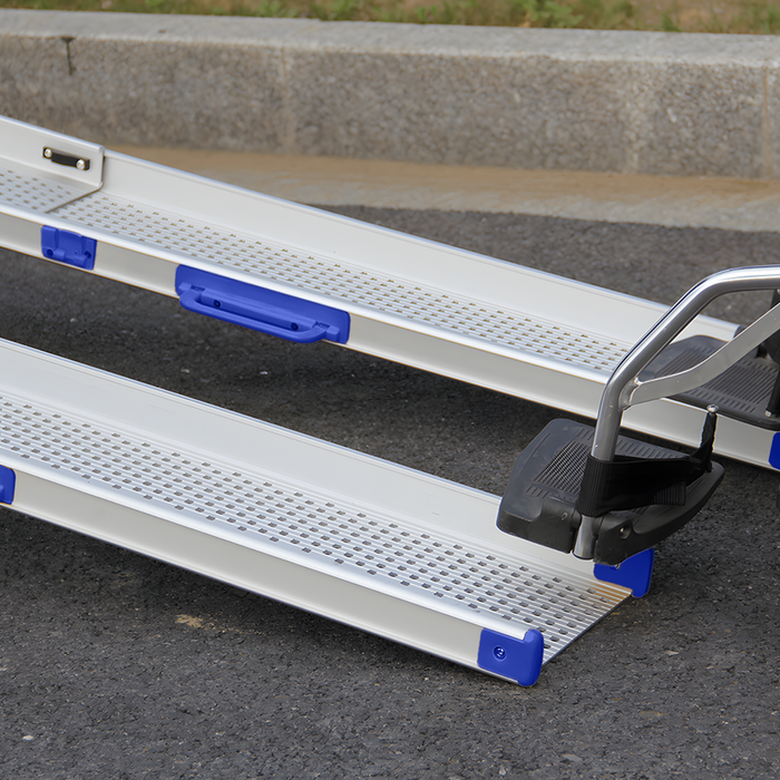 Heeve 3 Piece Telescopic Aluminium Wheelchair Ramps 300kg Capacity ...