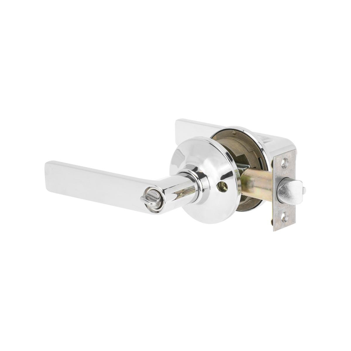 Lockwood Chrome Plated Symmetry Entrance Lever Set - Bunnings Australia