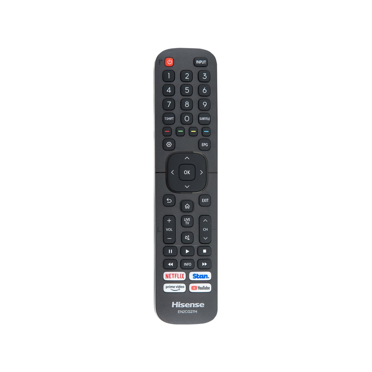 Genuine Hisense TV Remote Control T274989 EN2CG27H - Bunnings Australia