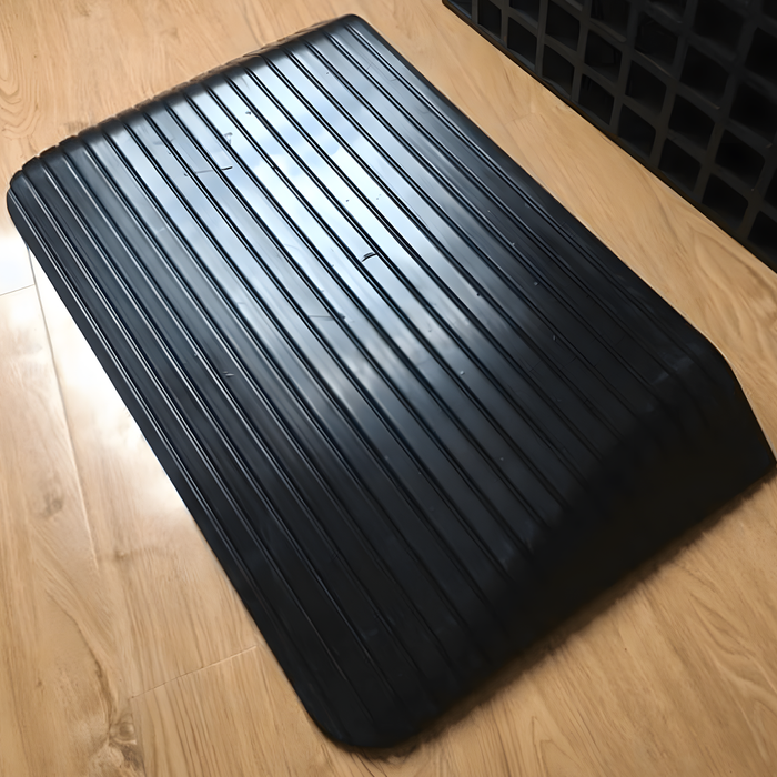 Heeve 50mm Solid Rubber Wheelchair Threshold Door Ramp With Winged ...