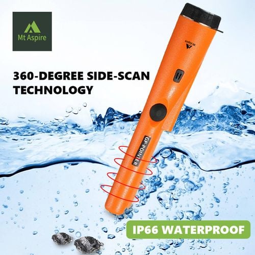MT ASPIRE Metal Detector IP66 Waterproof Pinpointer Handheld Search ...