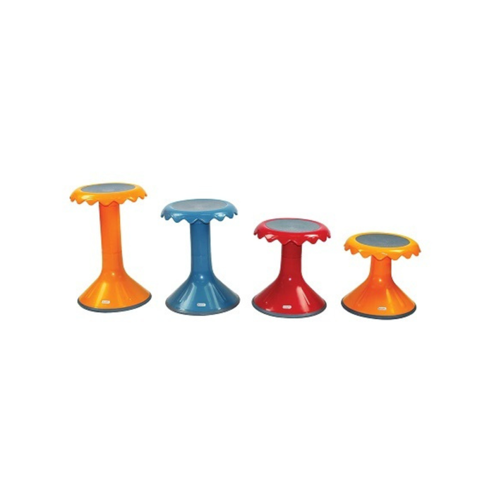Sylex Ergonomics Bloom Stool 520mm with Convex Base High Red - Bunnings ...