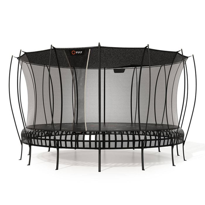 VULY Thunder 2 Jumbo 17.5ft Springless Trampoline with Enclosure - Round Kids Trampolines Bundle ...