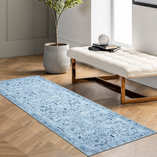 Non-slip Washable Utility Mat 60 x 150cm Fleur - Bunnings Australia