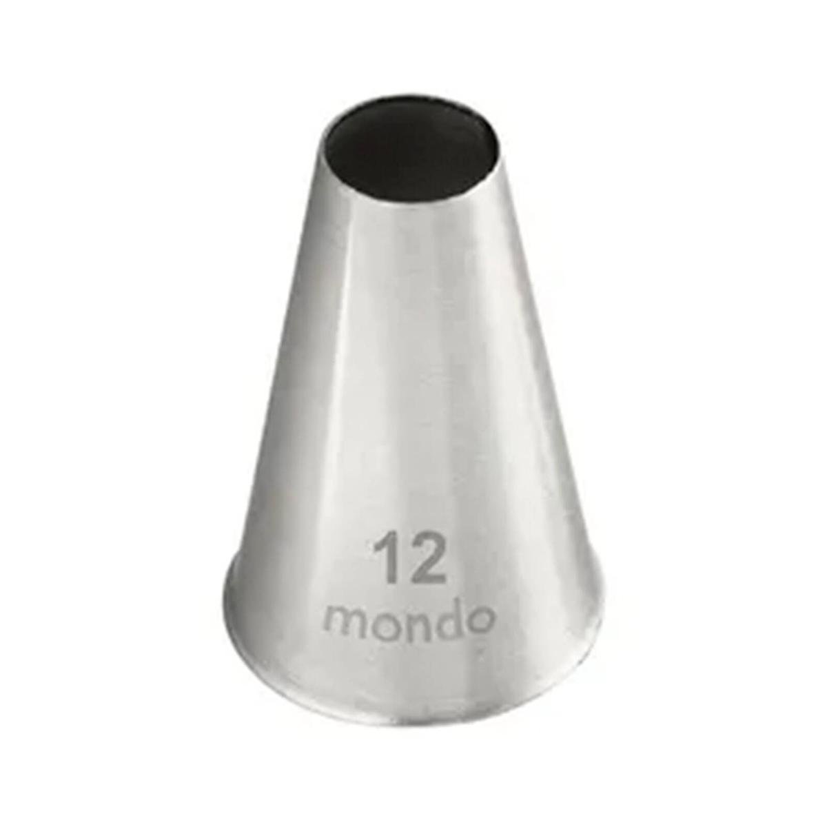 Mondo Stainless Steel #12 Round Piping Tip - Silver - Bunnings Australia
