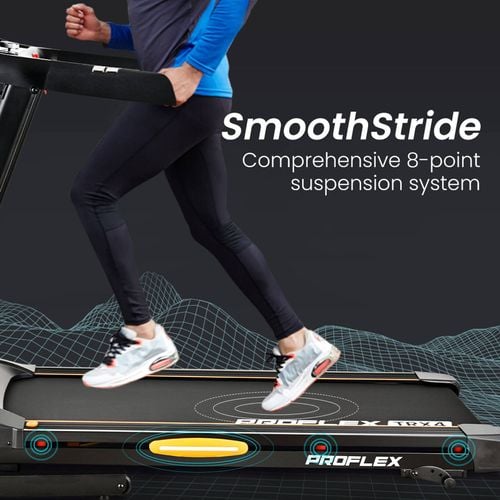 PROFLEX TRX4 Treadmill Running Machine, Medium, Foldable, Auto ...