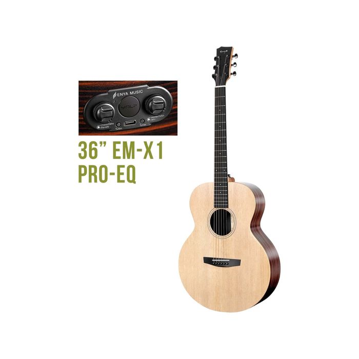 Enya X1-Pro Spruce HPL Acoustic Guitar - 36" Size - includes pickup ...