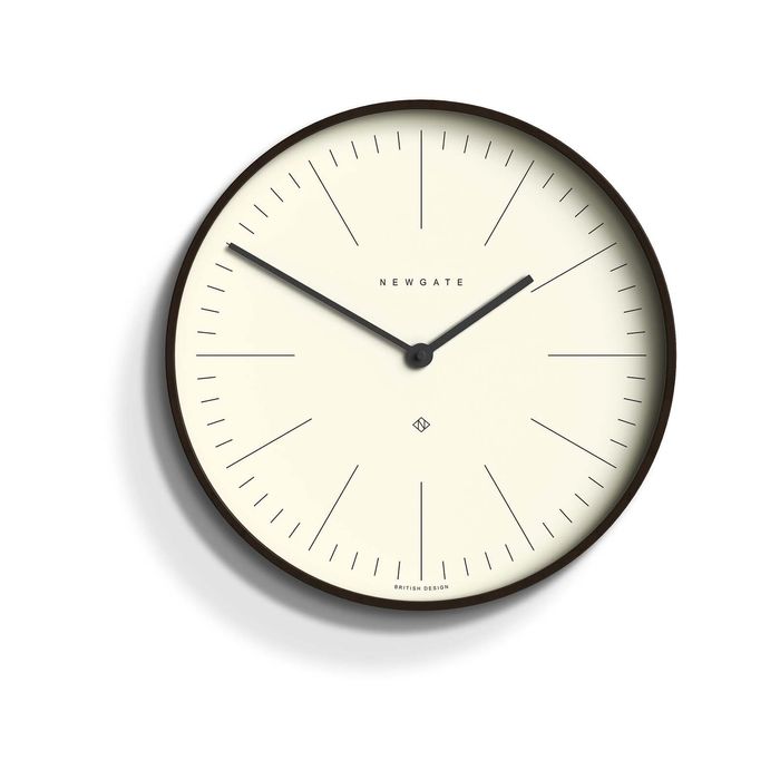 Newgate Mr Clarke Clock Dark Wood Marker Dial - Bunnings Australia