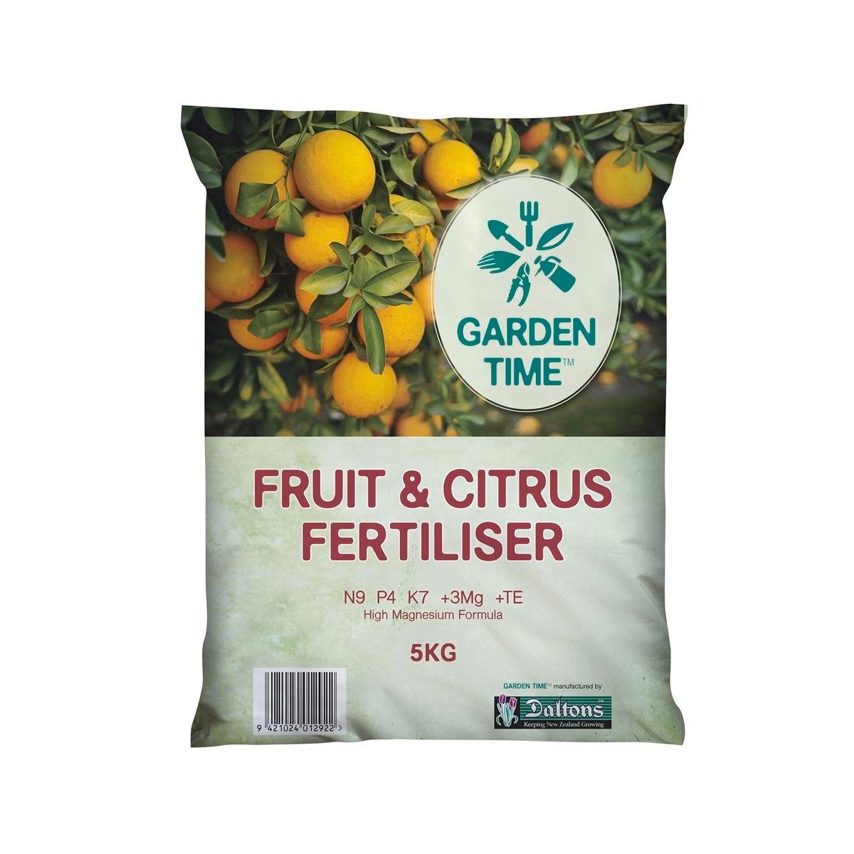 Garden Time 5kg Fruit And Citrus Fertiliser - Bunnings New Zealand