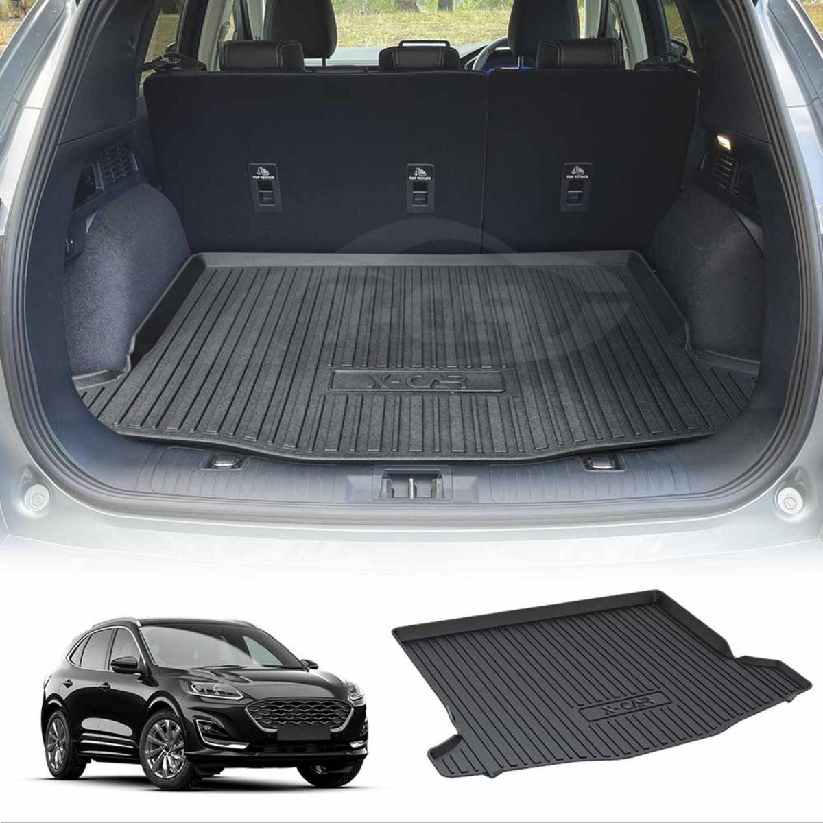 Boot Liner for Ford Escape 2020-2024 Heavy Duty Cargo Trunk Mat Luggage ...