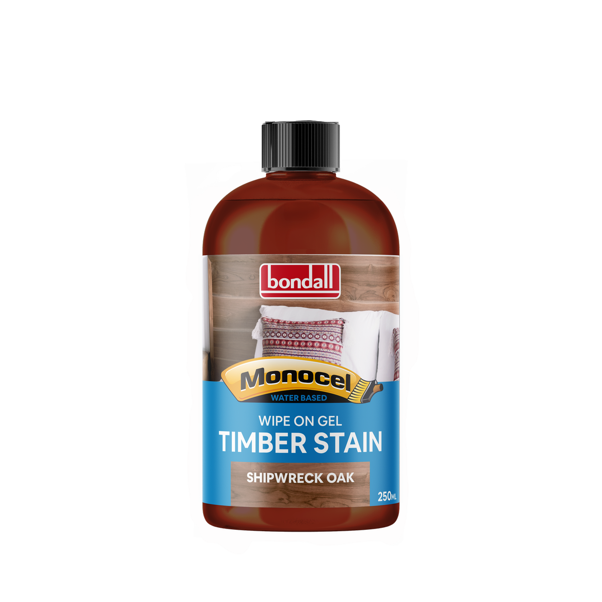 Bondall 250ml Shipwreck Oak Monocel Wipe On Gel Stain - Bunnings Australia
