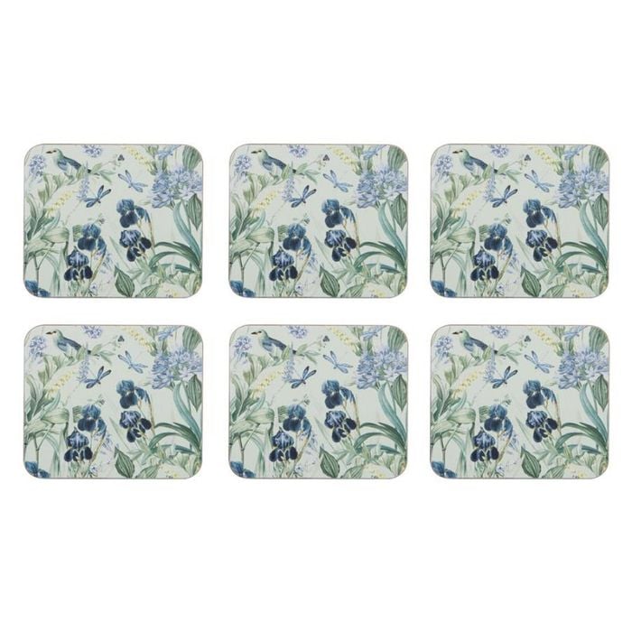 Ashdene Iris Garden Set of 6 Coasters - Bunnings Australia