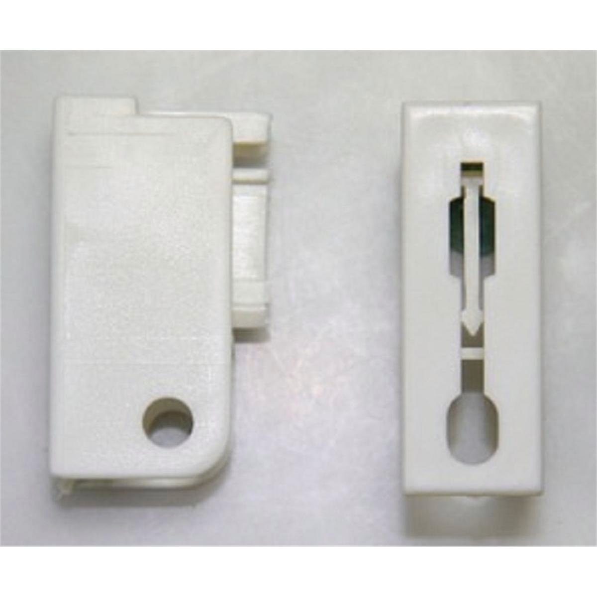 Windoware Curtain Streamline Track End Cap White 2pk - Bunnings New Zealand