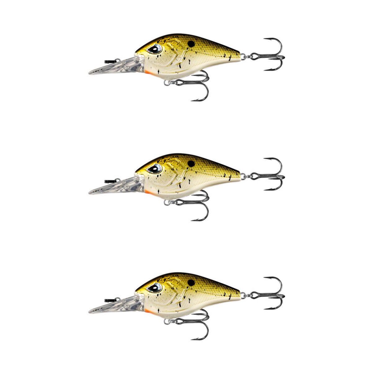 3x 13 Fishing 70mm Troll Hunter Crankbait Fish Lures 3.5m Diver ...