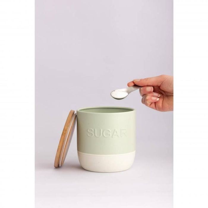 Typhoon Oben Sugar Canister 1.25L With Mini Spoon - Green - Bunnings ...