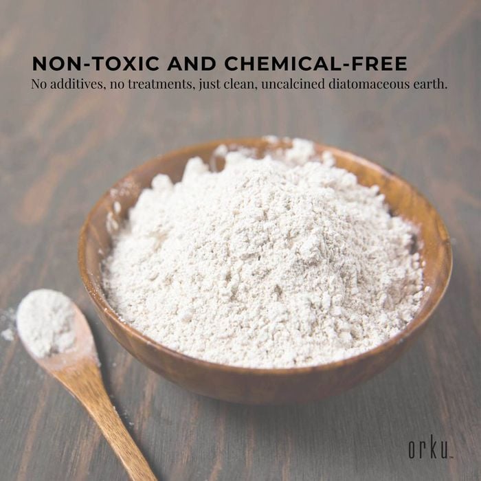 Orku 3Kg Fossil Shell Flour Tub - Livestock Garden Diatomaceous Earth ...