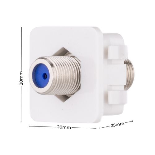 DETA X7 TV Coaxial Cable Connector Grid Plate Insert - F Type ...