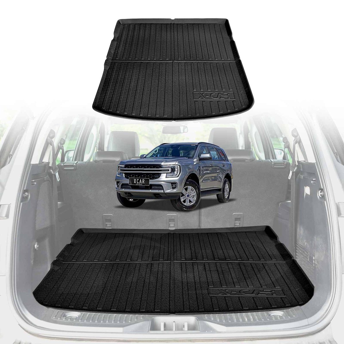 3D Heavy Duty All Weather Boot Liner for Ford Everest 2022-Onwards ...