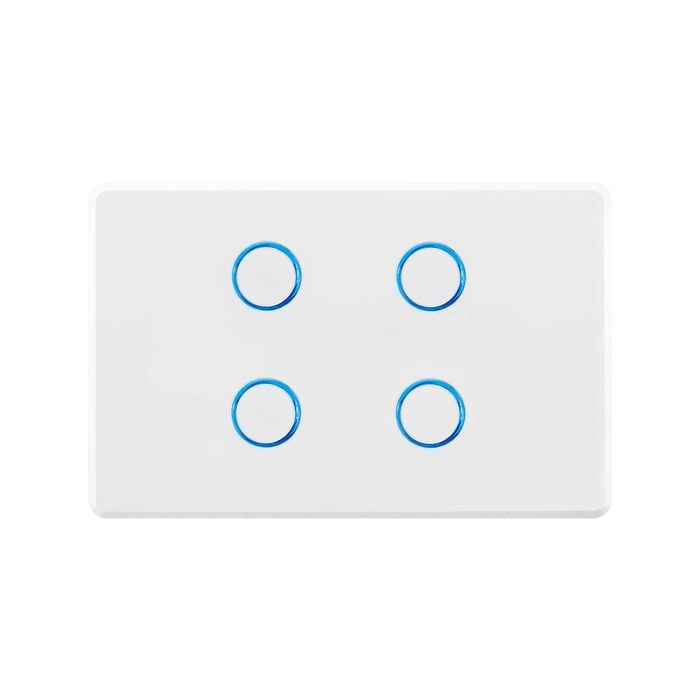 DETA Touch Activated Quad Gang Light Switch - Bunnings Australia