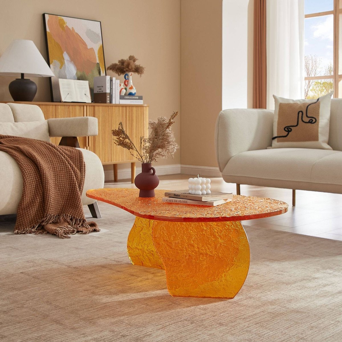 Lala Amber Coffeee Table - Bunnings Australia