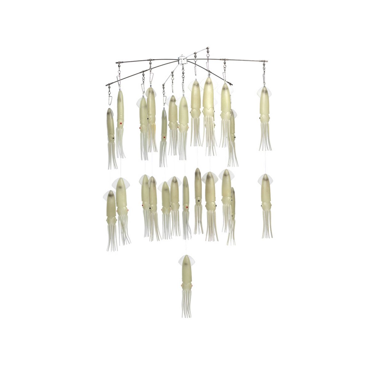 Sea Pro Stainless Steel 24'' Dredge w/ 27 Squids - Lumo - Bunnings ...