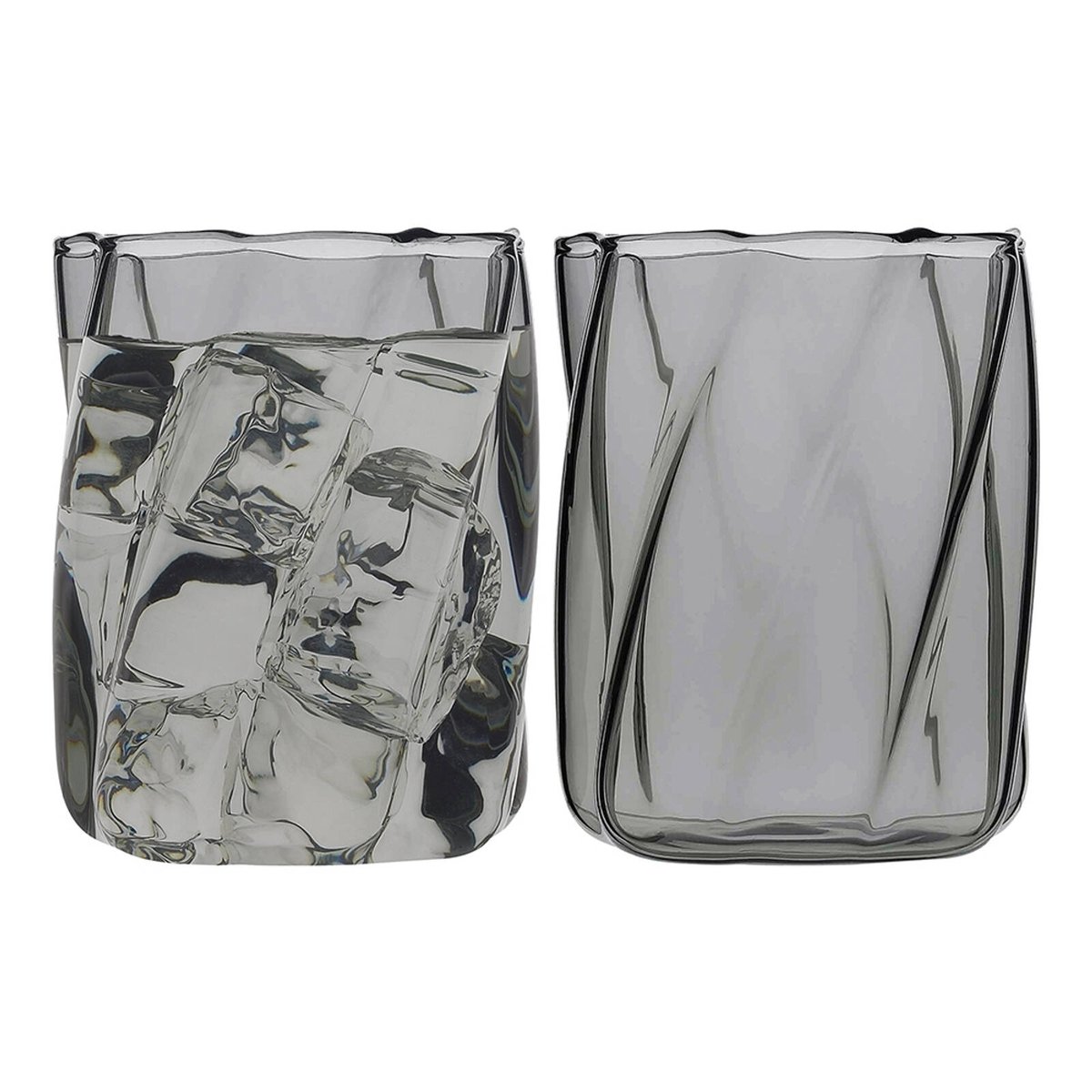 4pc Ecology Glass Aurora Tumblers Drinking Glasses 330ml/10cm Smoke ...