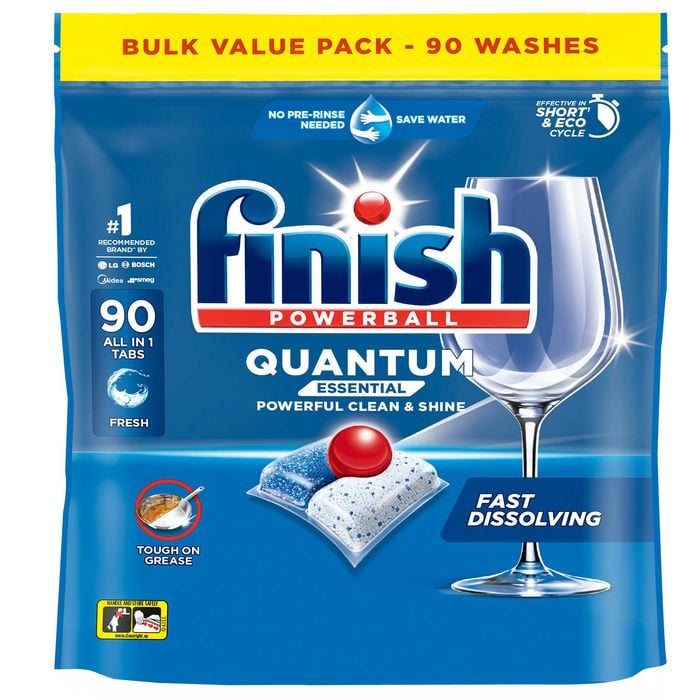 Finish Quantum Essential Fresh Dishwashing Tablets - 90 Pack - Bunnings ...
